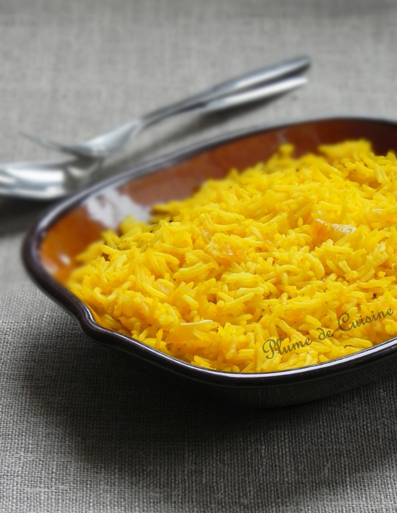 Riz au safran | Une Plume dans la Cuisine | Saffron Rice