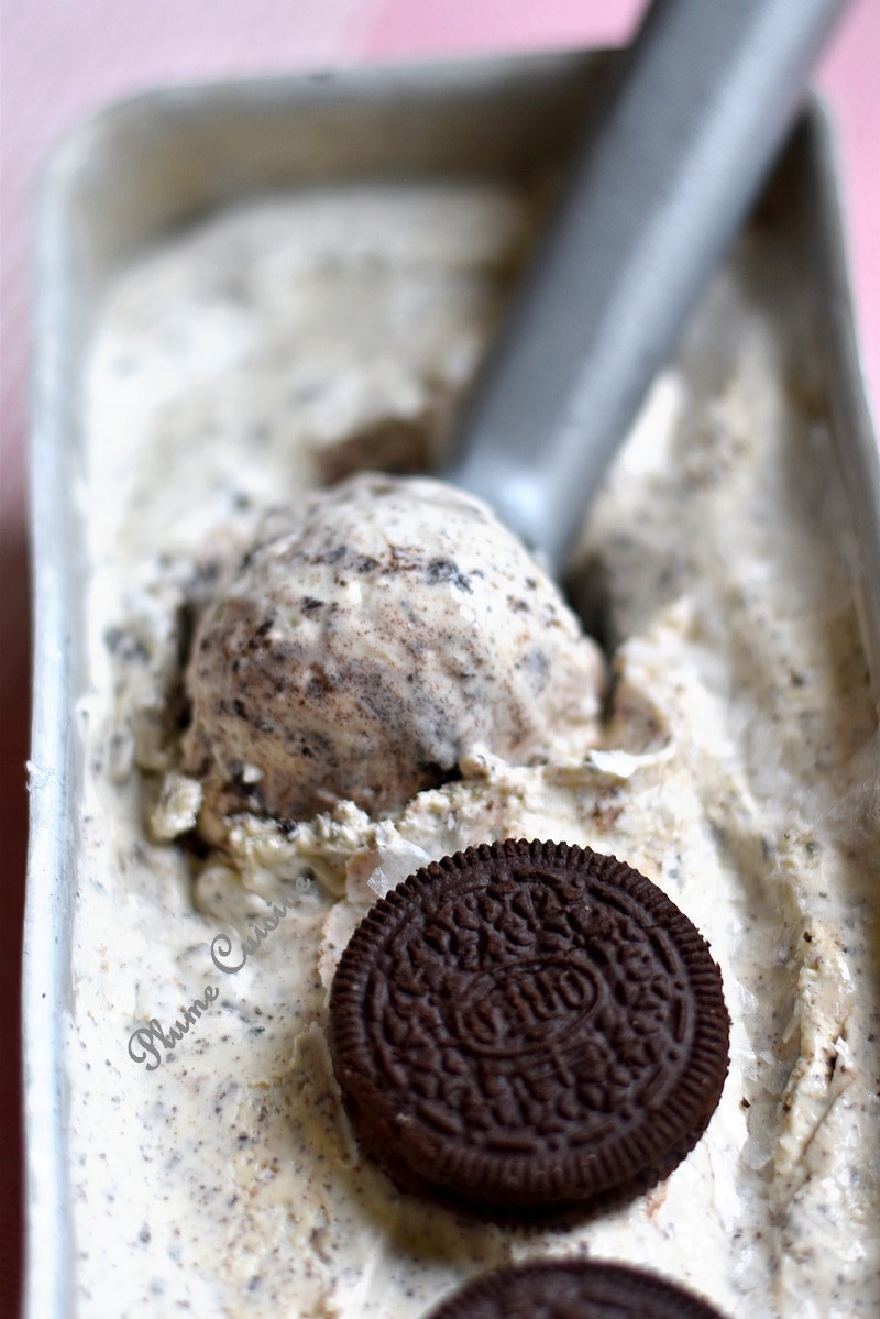 Glace aux Oreo | Une Plume dans la Cuisine